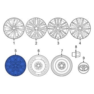 Toyota Camry OEM Wheels - Original Steel & Alloy Wheels | CARiD