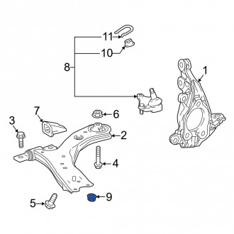 Toyota Corolla Cross OEM Suspension Parts | Shocks, Struts — CARiD.com