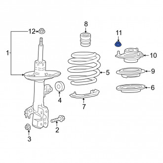 Toyota Corolla Cross OEM Suspension Parts | Shocks, Struts — CARiD.com