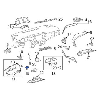 Toyota Corolla Cross OEM Interior Components — CARiD.com