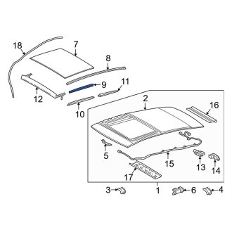 Toyota Camry Roof Seals & Moldings | CARiD