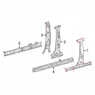 2021 Toyota Camry Replacement Rocker Panels – CARiD.com