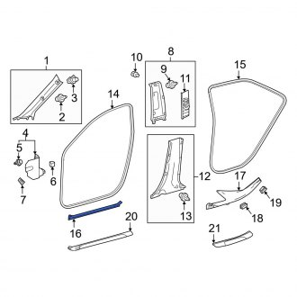 Toyota Camry OEM Rocker Panels & Floors | Side Skirts, Pans — CARiD.com