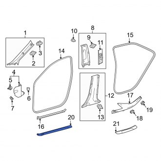 Toyota Camry OEM Rocker Panels & Floors | Side Skirts, Pans — CARiD.com