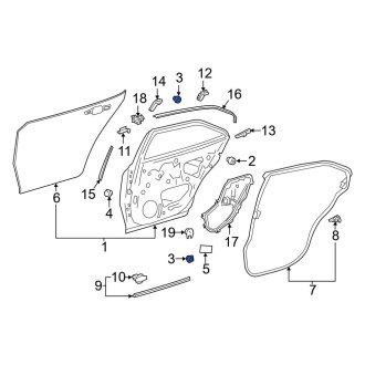 Toyota C-HR OEM Doors & Parts | Shells, Panels, Armrests — CARiD.com