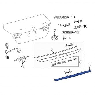 Toyota Camry Replacement Trunk Lids | CARiD