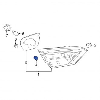 Toyota Camry Replacement Hood Hardware — CARiD.com