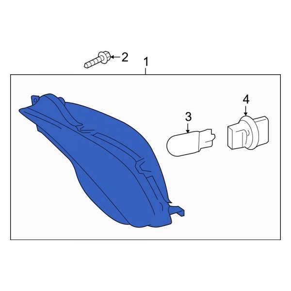 Toyota OE 8151006050 - Front Right Daytime Running Light
