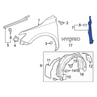 Replacement Fender Seals | Front & Rear — CARiD.com