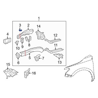 Toyota Camry Replacement Chassis Frames & Rails - CARiD.com