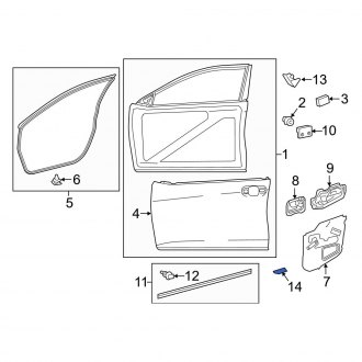 Toyota Camry OEM Rocker Panels & Floors | Side Skirts, Pans — CARiD.com