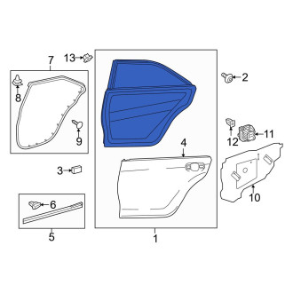 Toyota Camry Replacement Door Shells & Skins | CARiD