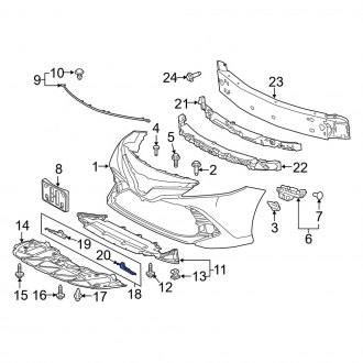 Toyota Camry OEM Bumpers | Genuine Front & Rear Bumpers — CARiD.com