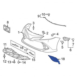 Toyota Camry OEM Grilles | Factory Billet & Mesh Grilles — CARiD.com