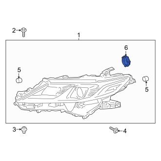 Toyota bZ4X OEM Headlights | Projector, LED, HID, Halo — CARiD.com