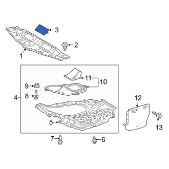 Toyota Camry Radiator Support Covers | CARiD