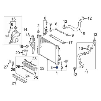 Toyota Avalon OEM Engine Cooling Parts | Radiators, Fans — CARiD.com