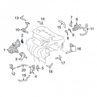 Toyota Corolla Cross Radiator Hoses & Clamps - Lower, Upper | CARiD