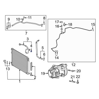 Toyota Crown Signia A/C Evaporators & Components - Drains, Cores | CARiD