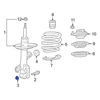 Toyota Corolla Cross OEM Suspension Parts | Shocks, Struts — CARiD.com
