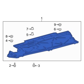 Toyota Camry Underbody Covers | Splash Shields — CARiD.com