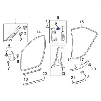 Toyota Mirai OEM Roofs & Parts | Panels, Drip Rails — CARiD.com