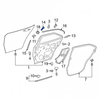 Car Window Trim - Moldings, Pillar Posts, Sills | CARiD