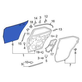 Toyota Replacement Door Shells & Skins — CARiD.com