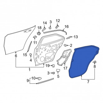 Toyota Door Seals & Weatherstripping | CARiD