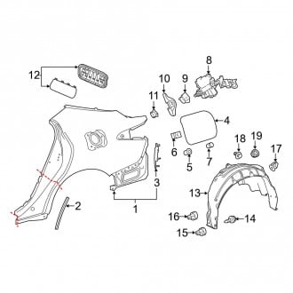 2019 Toyota Camry OEM Quarter Panels & Parts | CARiD