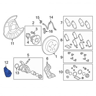Toyota Corolla Cross OEM Brake, Steering, Suspension Parts — CARiD.com