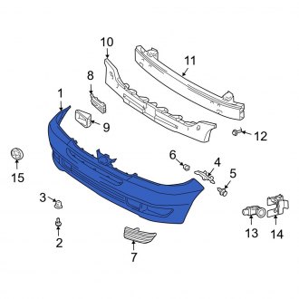 Toyota Sienna Replacement Front Bumpers & Components | CARiD