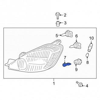 Toyota Sienna OEM Lighting | Headlights, Fog & Tail Lights — CARiD.com