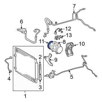 Toyota OEM A/C & Heating Parts | Systems, Compressors — CARiD.com