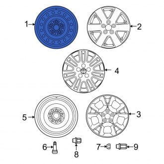 Toyota Sienna Factory Steel Wheels | CARiD