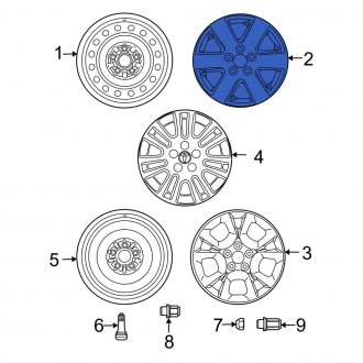Toyota Sienna Factory Steel Wheels — CARiD.com
