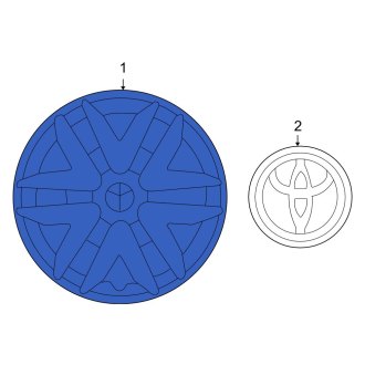 Toyota Custom Wheel Covers | CARiD