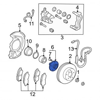 Toyota Sienna OEM Driveline & Axle Parts - Hubs, CV-Joints | CARiD