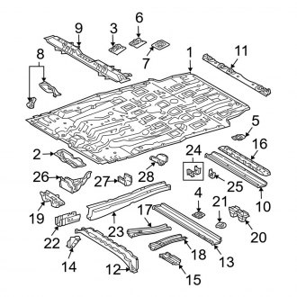 2005 Toyota Sienna OEM Rocker Panels & Floors | CARiD