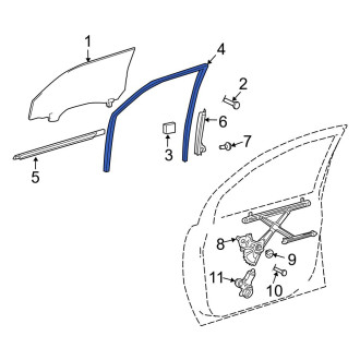 Toyota Sienna Replacement Window Seals — CARID.com