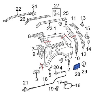Toyota Sienna OEM Quarter Panels & Parts | Rear & Front — CARiD.com