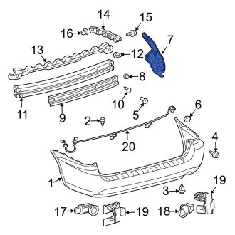 Toyota Sienna Bumper Seals, Gaskets & Impact Strips | CARiD