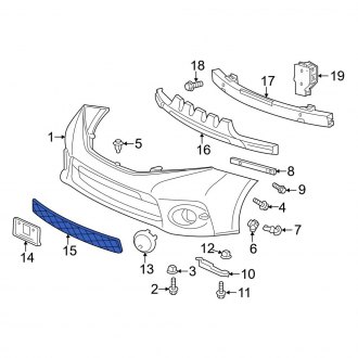 Toyota Sienna OEM Grilles | Factory Billet & Mesh Grilles — CARiD.com