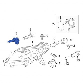Toyota 4Runner OEM Headlights | Projector, LED, HID, Halo — CARiD.com