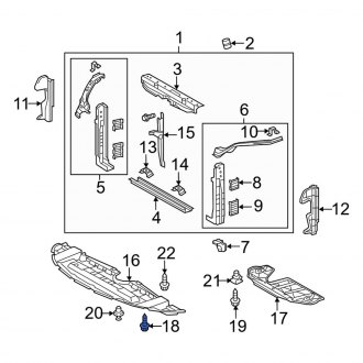 Toyota Tacoma Fender Support Braces & Hardware — CARiD.com