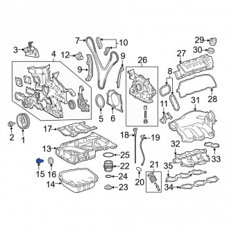Toyota Corolla Cross Engine Oil Pans, Drain Plugs & Dipsticks — CARiD.com