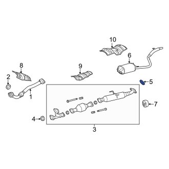 Toyota Corolla Cross OEM Exhaust Parts | Systems, Tips, Pipes — CARiD.com
