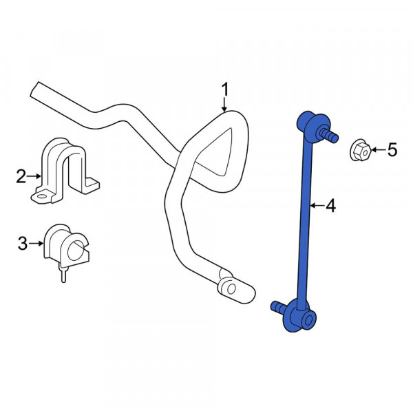Toyota OE 4882008030 - Front Suspension Stabilizer Bar Link