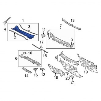 Toyota Cowl Panels & Parts - Vent Grills, Screens | CARiD