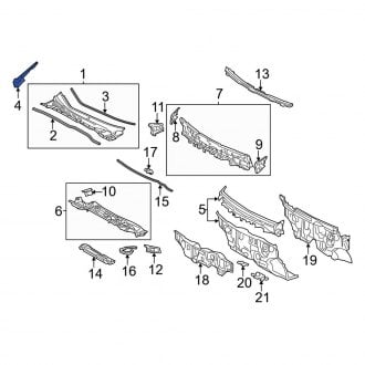 Toyota Sienna Hood Weatherstripping Seals | CARiD